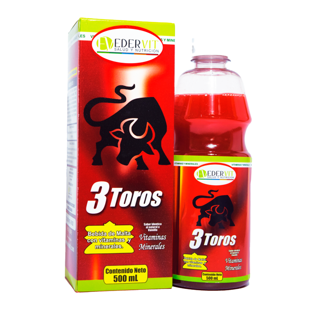 3 TOROS 500ML EDERVIT