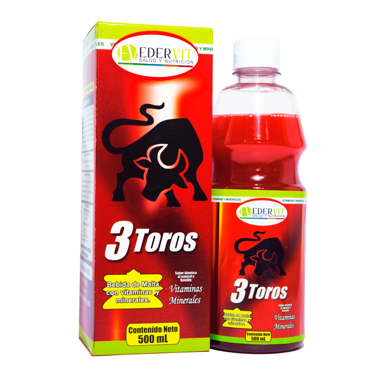 3 TOROS 500ML EDERVIT